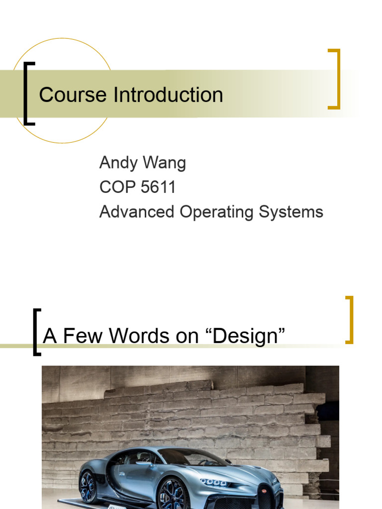 Lecture 1 Course Introduction Pdf Process Computing Thread 8529