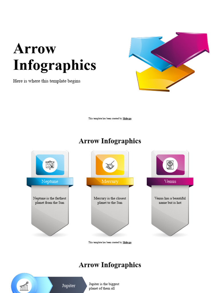 Arrow Infographics by Slidesgo | PDF | Planets | Planets In Astrology