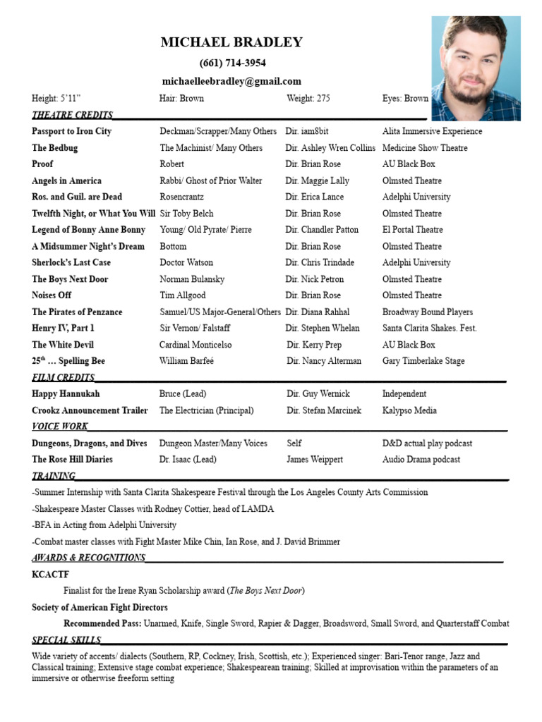 resume - michael bradley | PDF