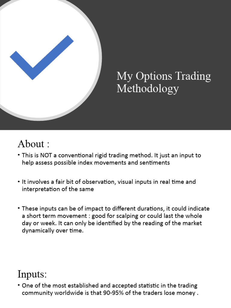 Options Trading Methodology | PDF | Option (Finance) | Money