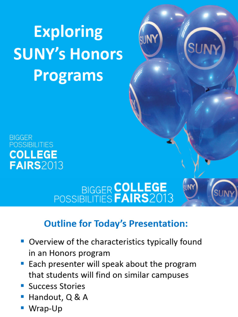 2013 Honors Programs | PDF | Postgraduate Education | Higher Education