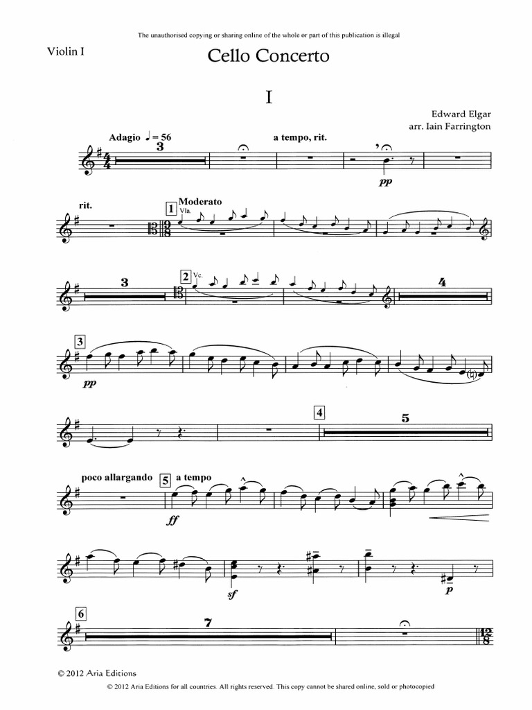 Violin 1 | PDF