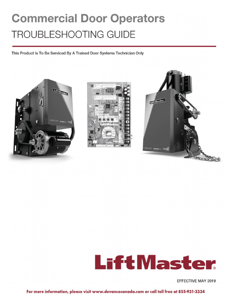 Commercial Door Operator Installation Guide | PDF | Relay | Switch