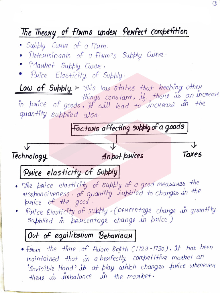 Orientation and Introduction To Economics & Money - Handwritten Notes ...