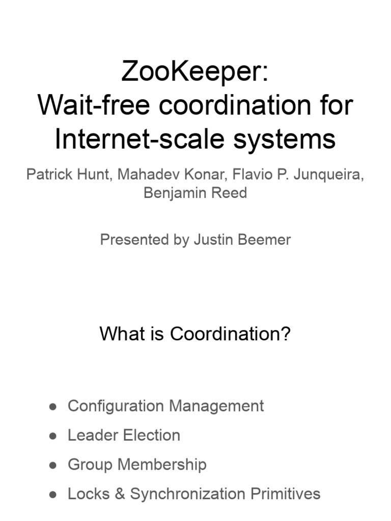 Zookeeper HOD | PDF | Concurrent Computing | Computer Architecture