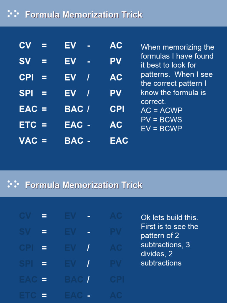 Essential Formulas for Project Management | PDF | Statistical Analysis ...