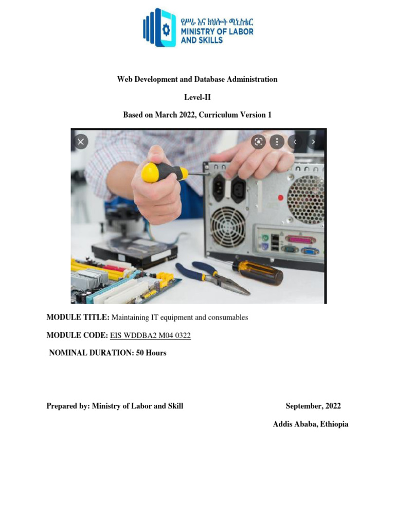 M04-Maintaining IT Equipment | PDF | Random Access Memory | Dynamic Random Access Memory