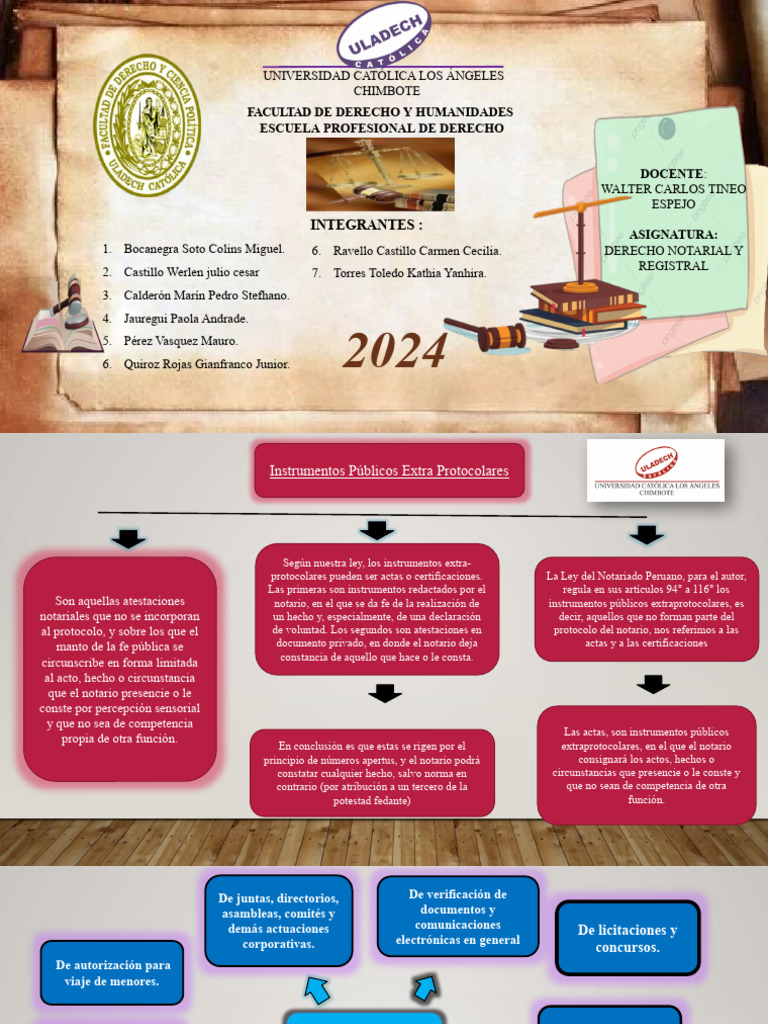 Instrumentos Públicos Extra Protocolares | PDF | Derecho Civil (Common Law)