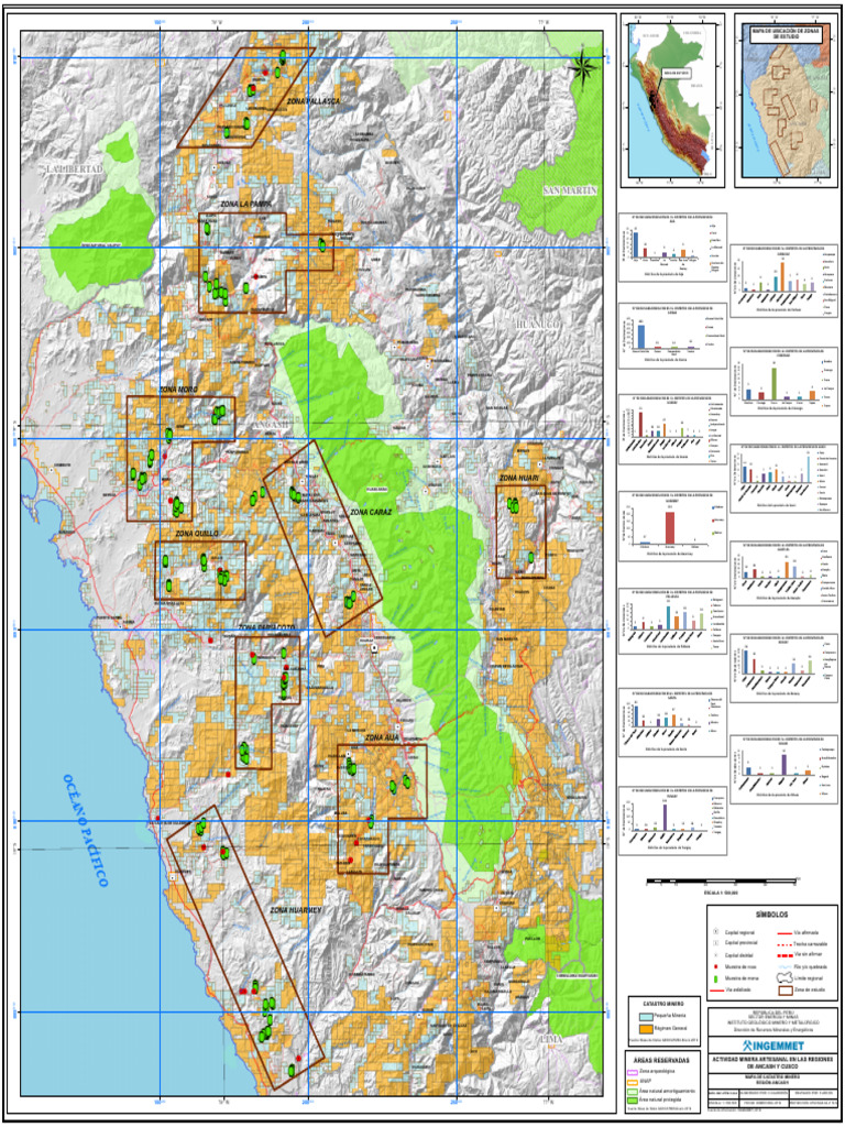 E013-Mapa 3 Catastro Minero Ancash | PDF