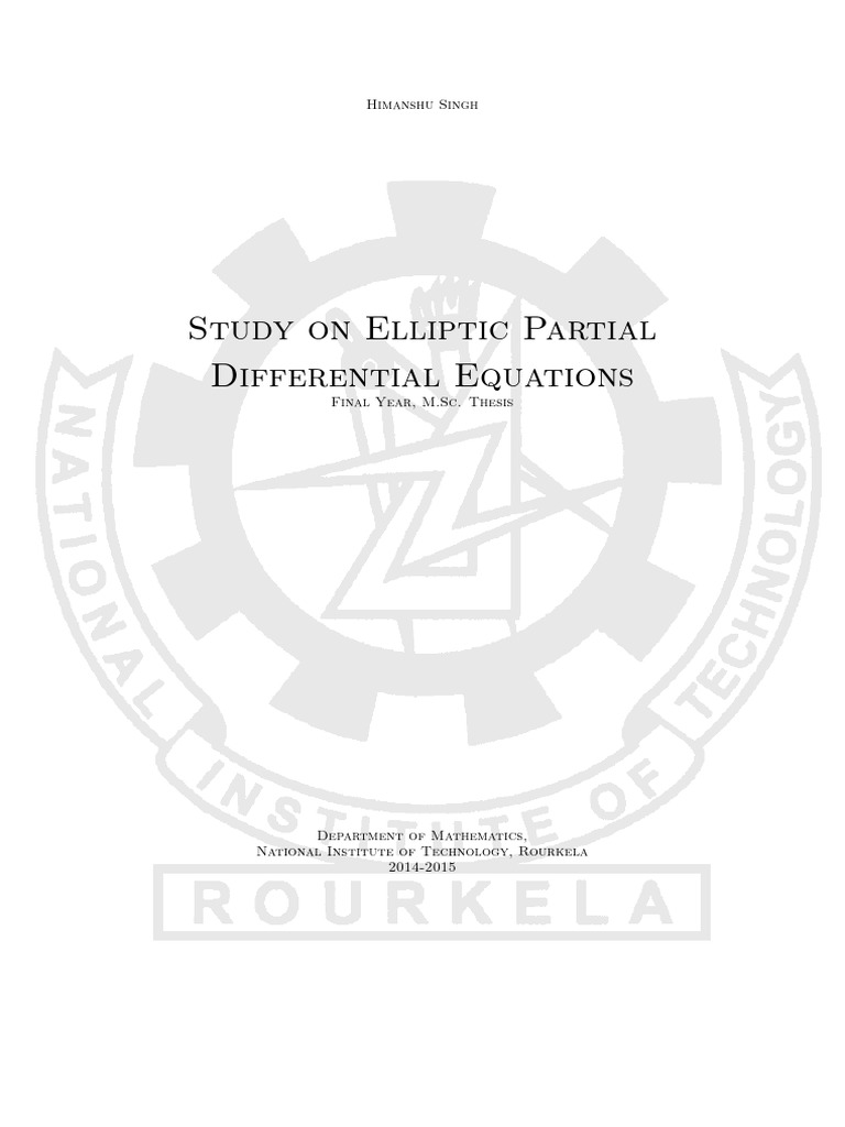 Study_Singh_2015 | PDF | Partial Differential Equation | Distribution ...