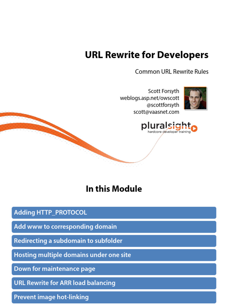 5 Url Rewrite For Developers m5 Common Rules Slides | PDF | World Wide ...