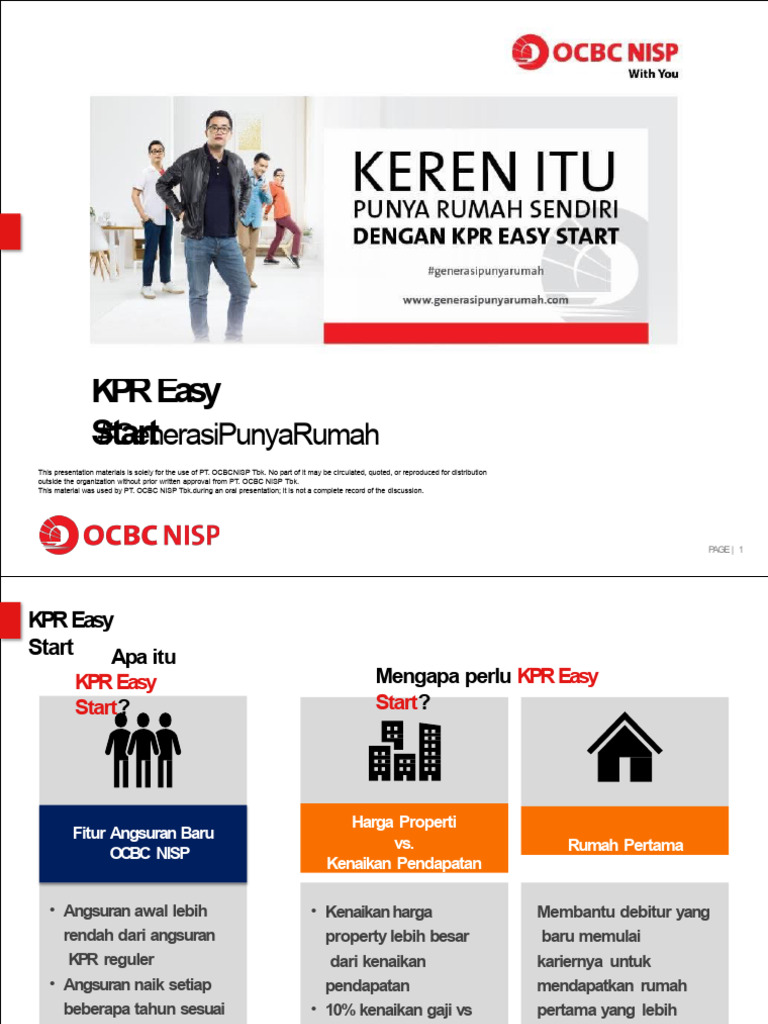 KPR Easy Start: Solusi Rumah Pertama | PDF