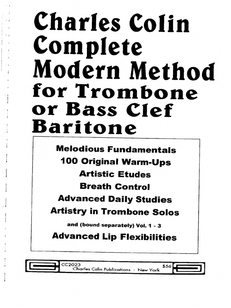 Colin Complete Method For Trombone | PDF