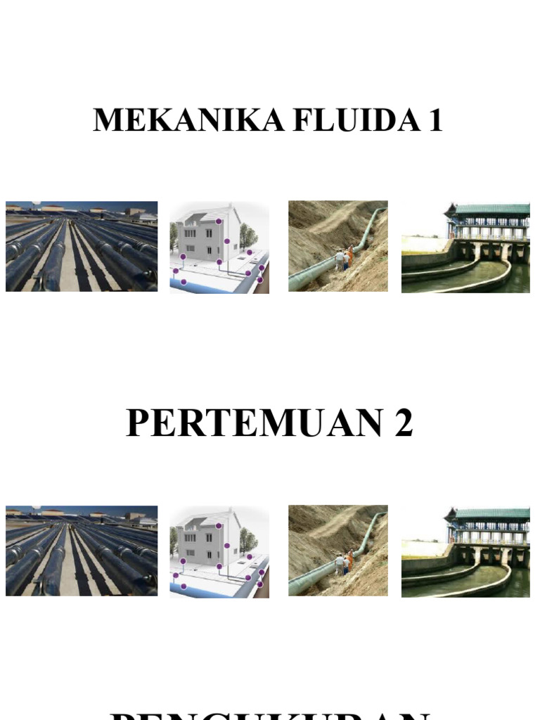 MEKANIKA FLUIDA 2-Besaran, Satuan, Dimensi Dan Pengukuran | PDF