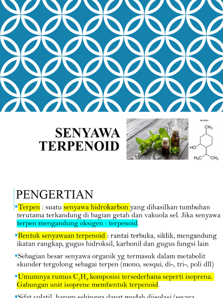 01 Senyawa Terpenoid | PDF