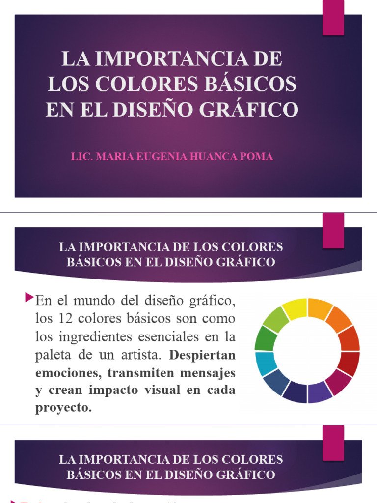 Colores Básicos en Diseño Gráfico | PDF | Arte
