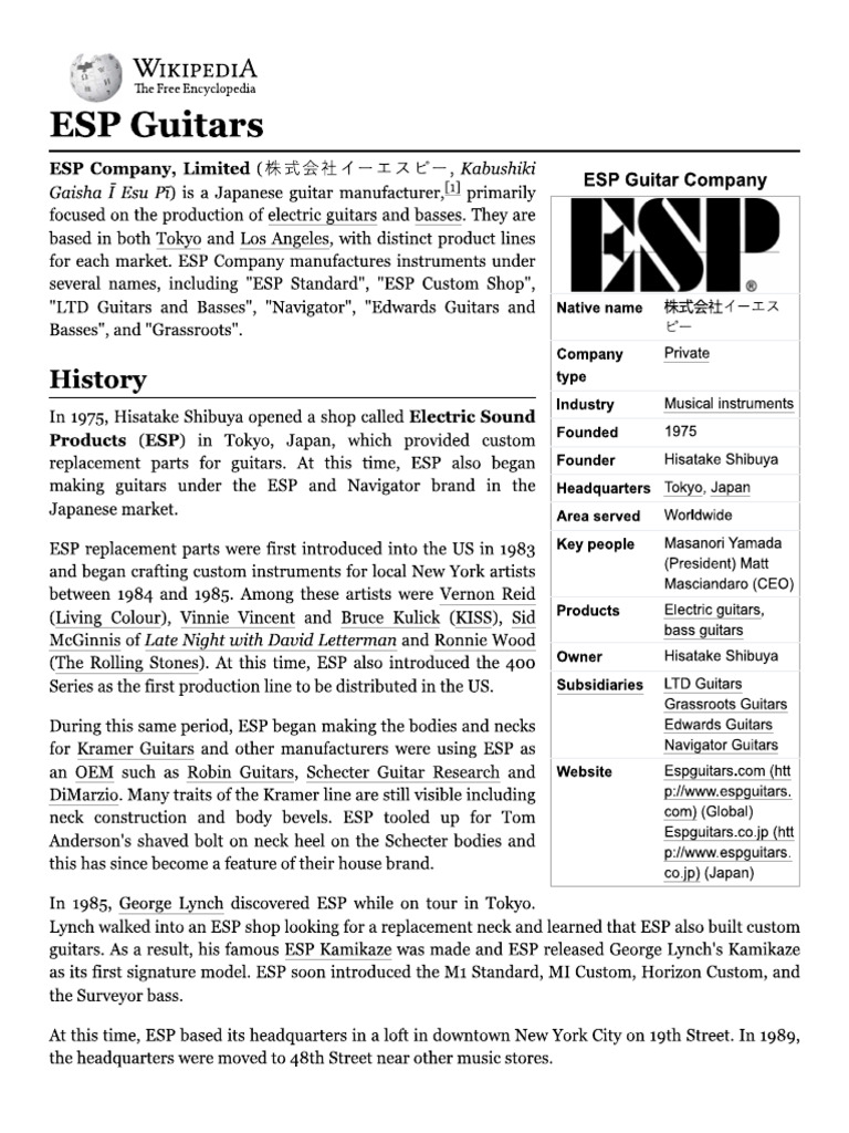 ESP | PDF