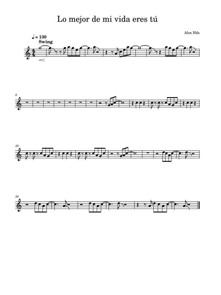 Lo Mejor de Mi Vida Eres Tú | PDF