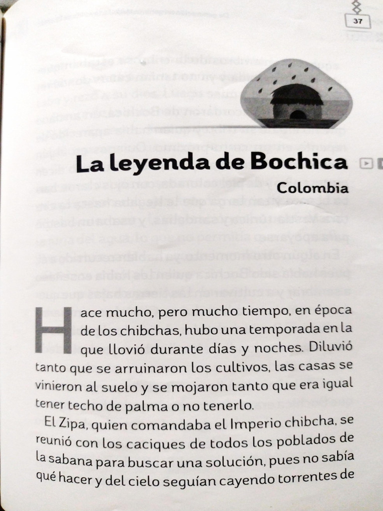 La leyenda de Bochica- Colombia | PDF