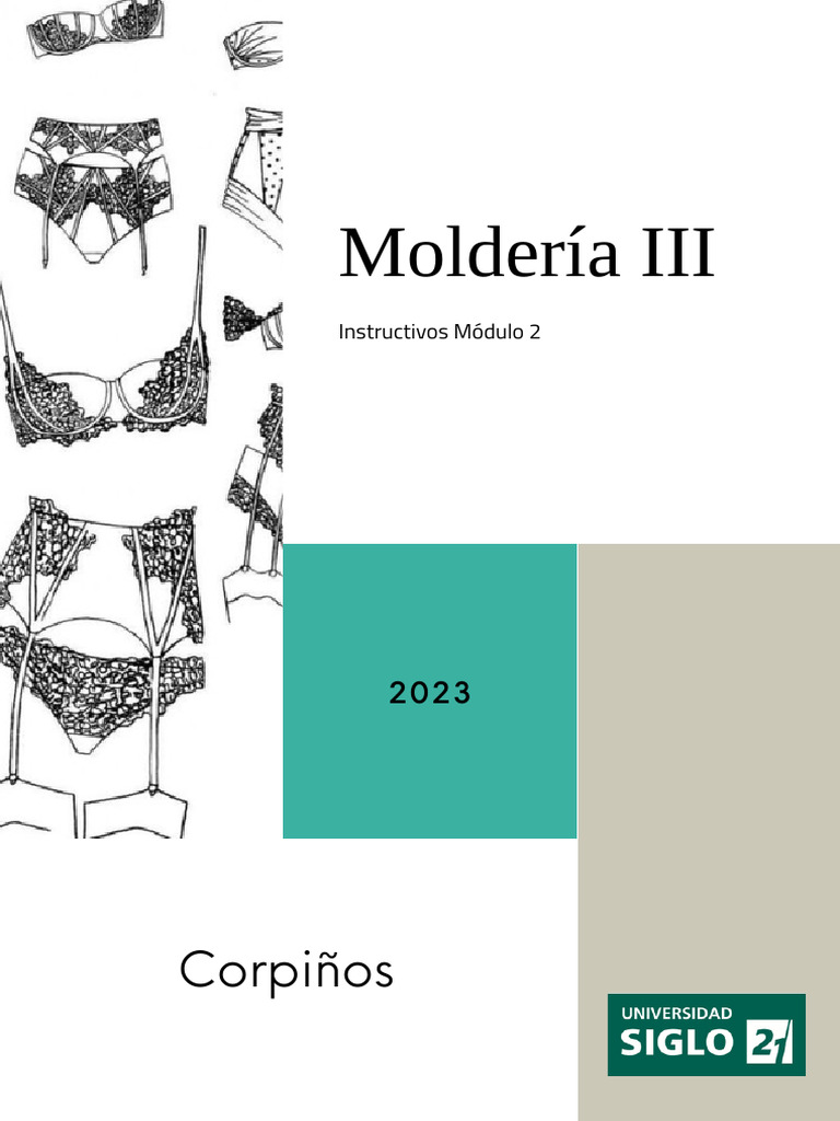 INSTRUCTIVOS MODULO 2-1-Lenceria | PDF | Sostén