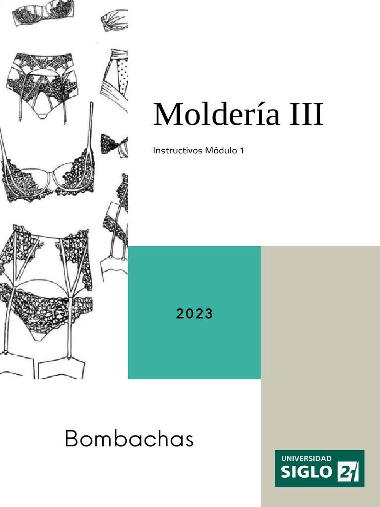 INSTRUCTIVOS MODULO 1- lencería | PDF | Textiles | Ropa