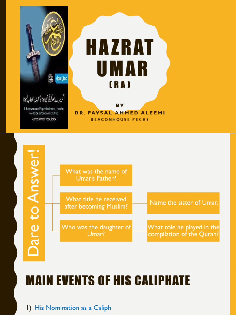 Hazrat Umar (RA) Updated | Download Free PDF | Umar | Caliphate