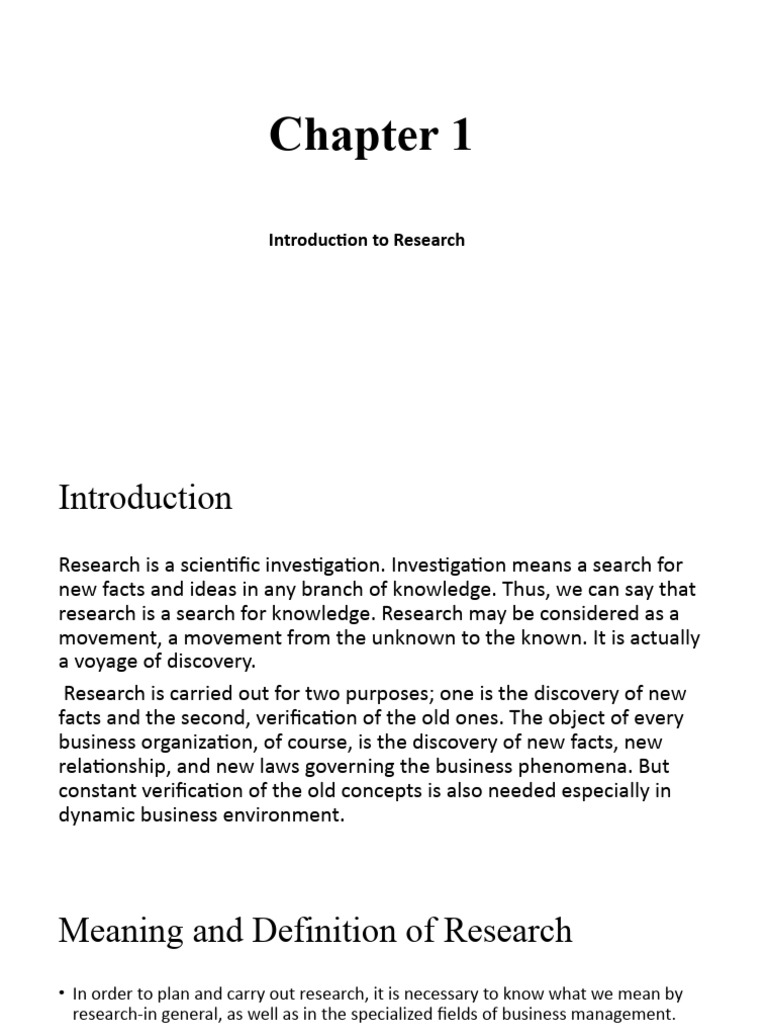RM Ch 1 | PDF | Sampling (Statistics) | Hypothesis