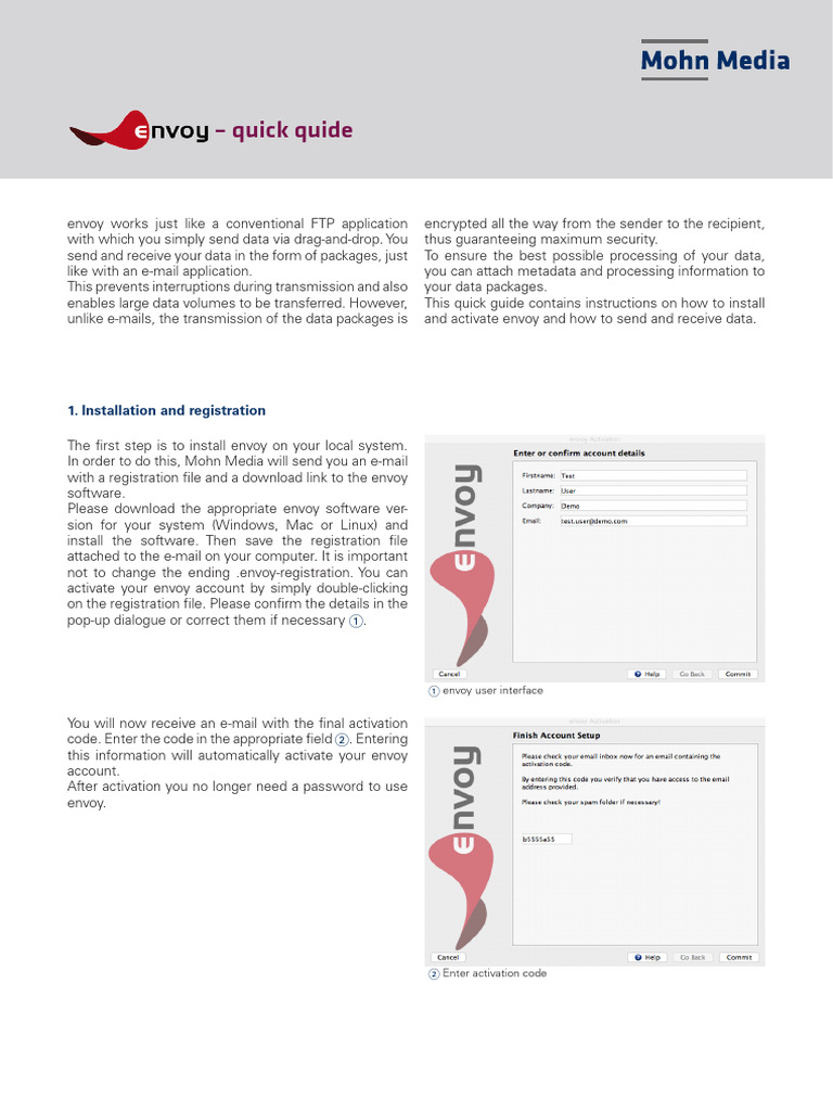envoy_quick_guide | PDF | Directory (Computing) | Computer File