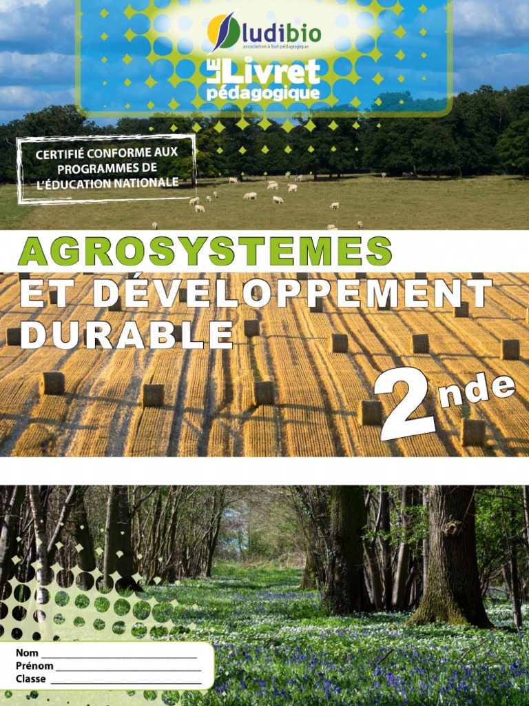 Livret - Agrosyste Me Et de Veloppement Durable - Forzy - Corrige | PDF