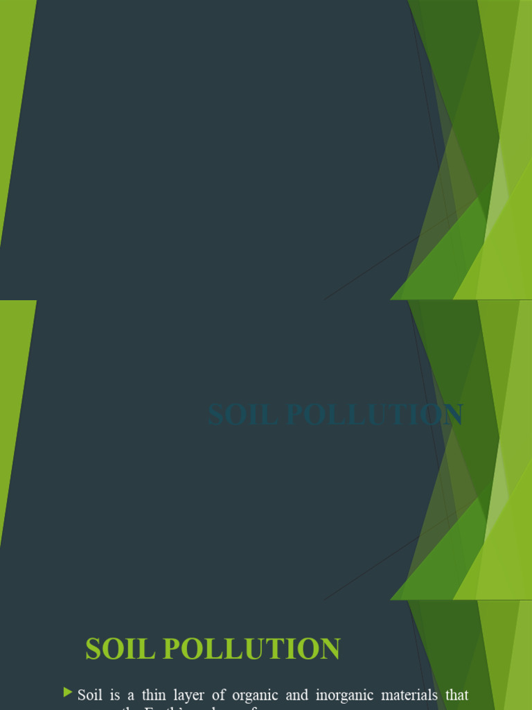 Soil Pollution | PDF | Soil | Ore