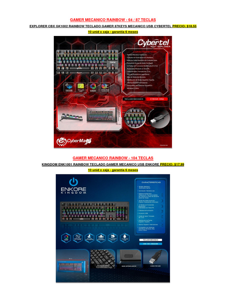 Teclados Mecanicos - Mce | PDF