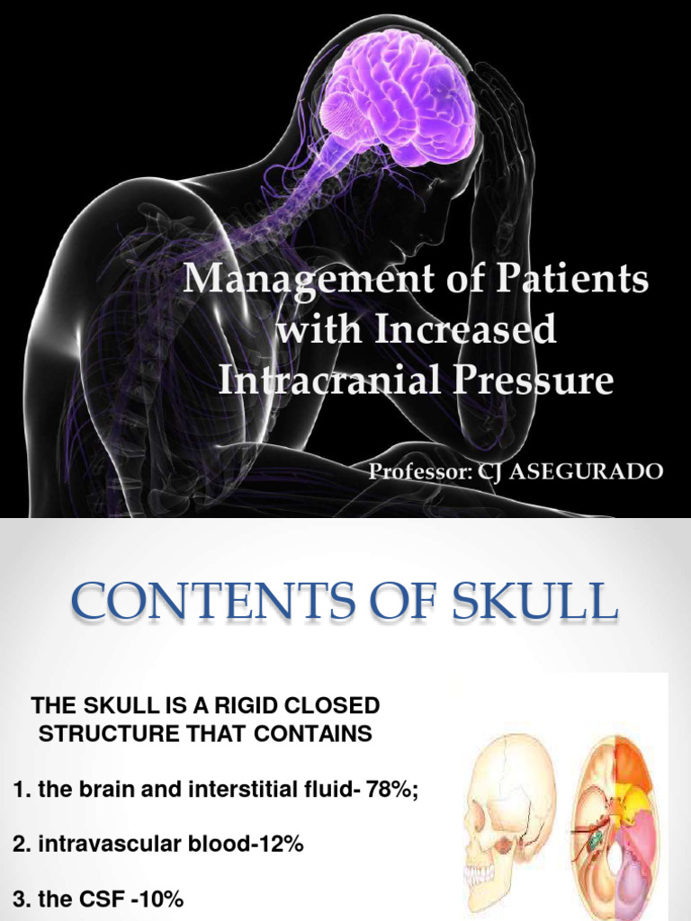 3 - Icp | PDF | Cerebrospinal Fluid | Diseases And Disorders