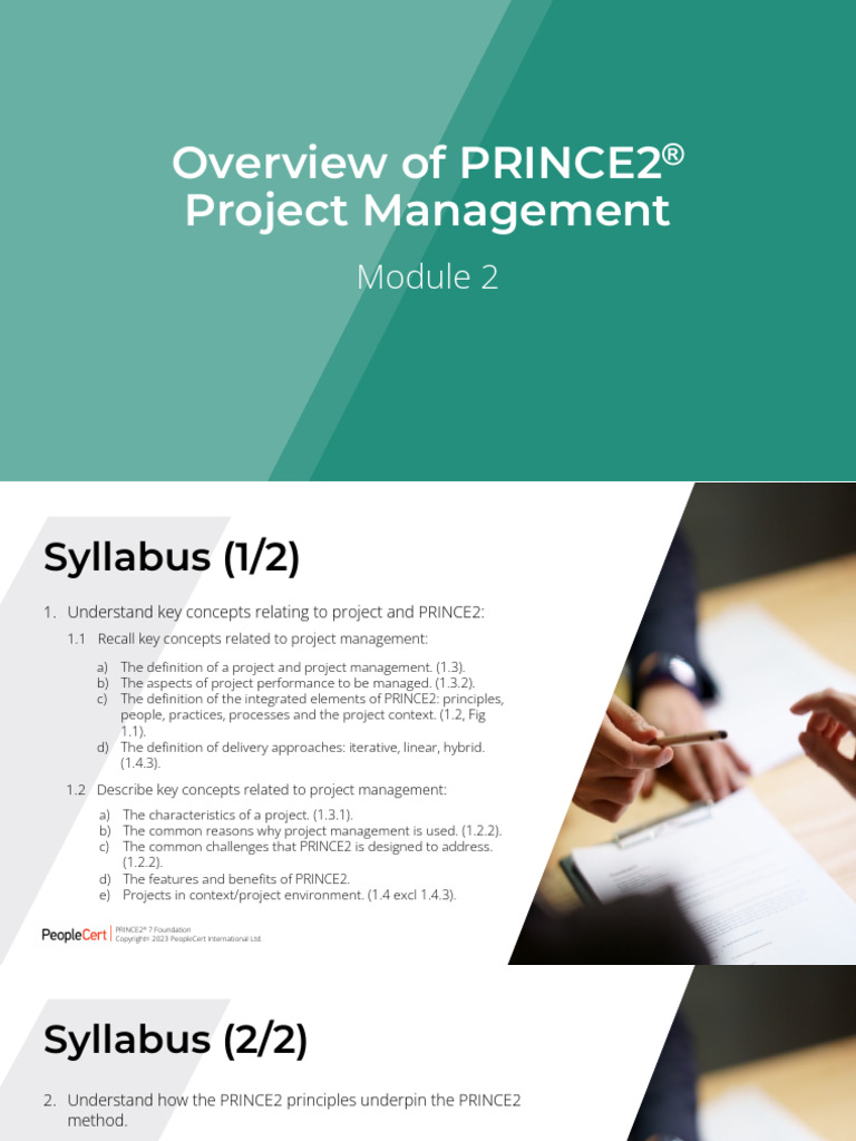 2 - Overview of PRINCE2 Project Management | PDF | Project Management ...