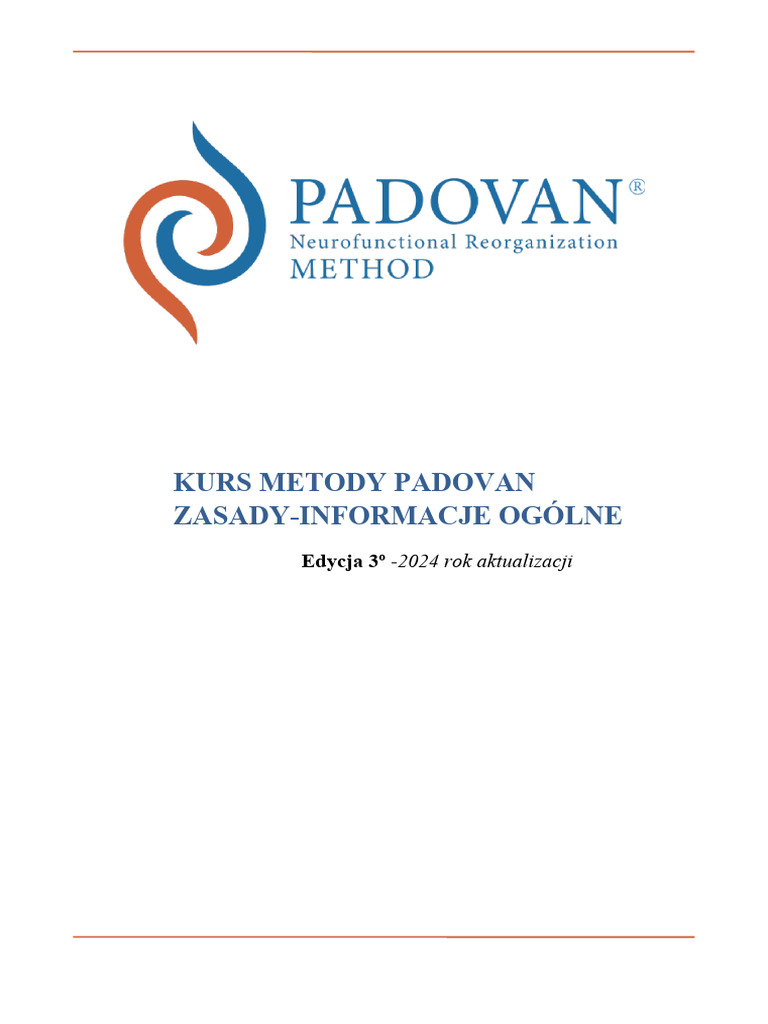 Warunki-Zasady Szkolenia PADOVAN 2024 | PDF