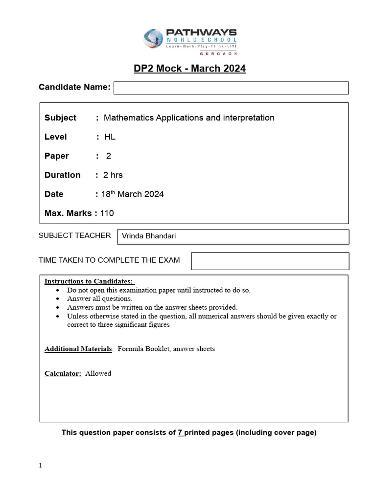 Math Paper 2 | Download Free PDF | Theoretical Computer Science | Graph ...