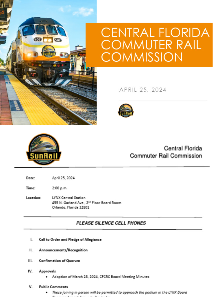 CFCRC 4 25 24 | PDF | Public Transport | Transport