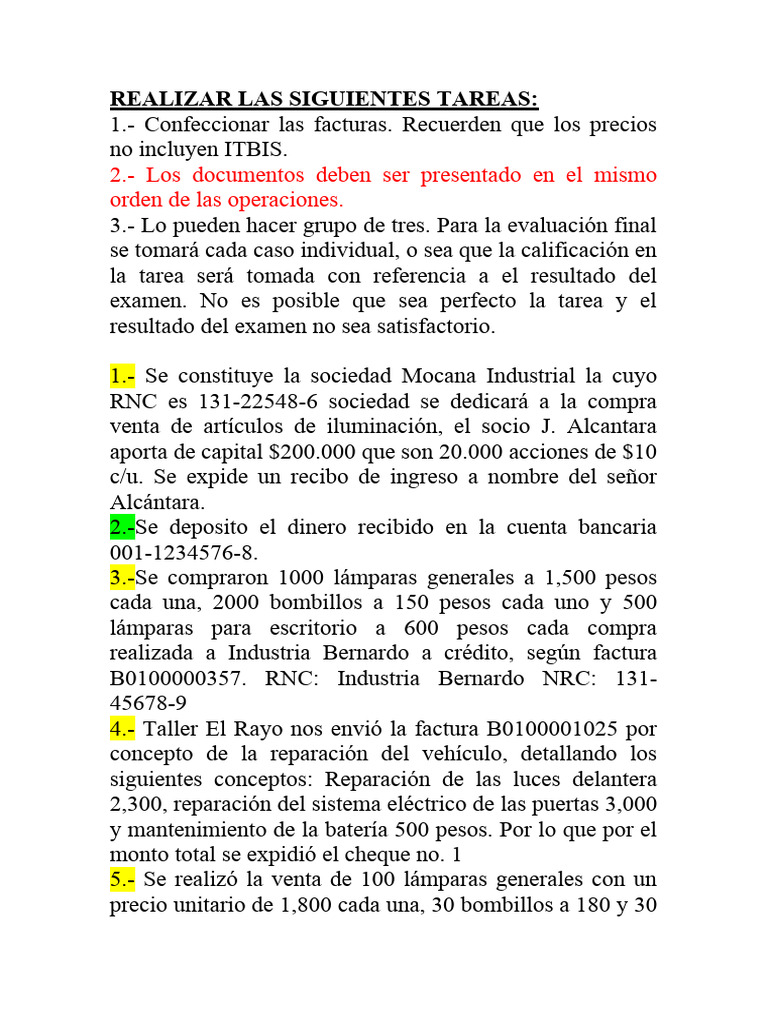 Ejercicio Final | PDF