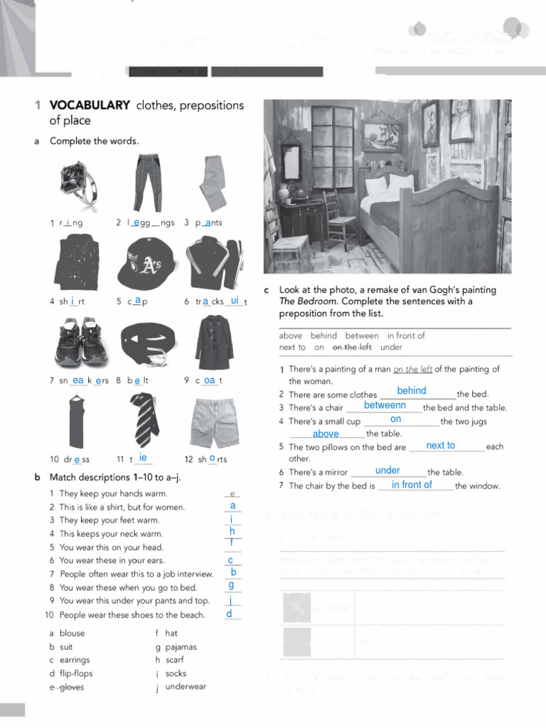 Week 3 Present Continuous | PDF | Clothing