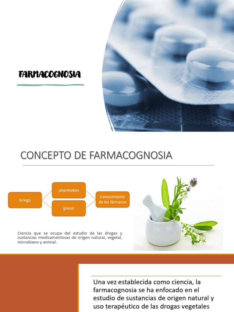 Farmacognosia | PDF | Farmacología | Medicamentos con receta