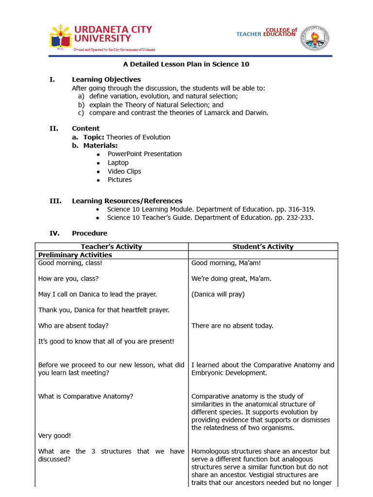 Theories of Evolution (DLP) | PDF | Genetic Variation | Natural Selection