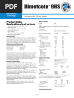 Dimetcote 9 Sigmazinc 9 | PDF | Paint | Humidity