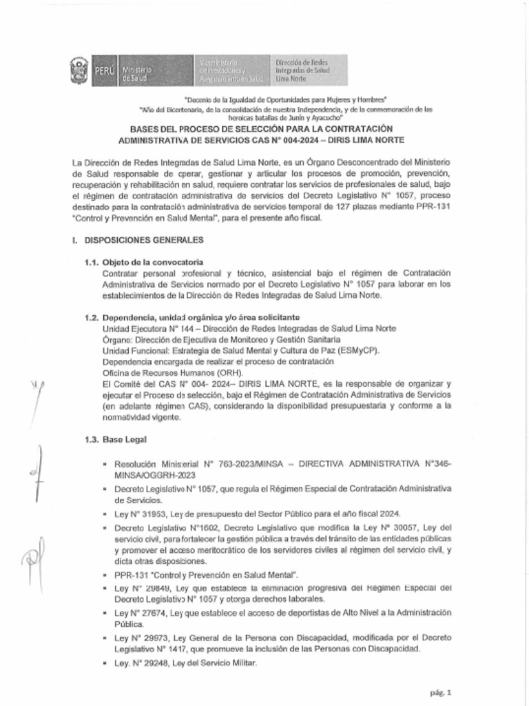 Cas004 Diris Lima Norte | PDF