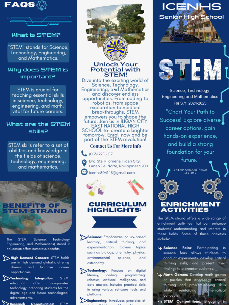 Brochure Stem Final | PDF | Science, Technology, Engineering, And Mathematics | Mathematics