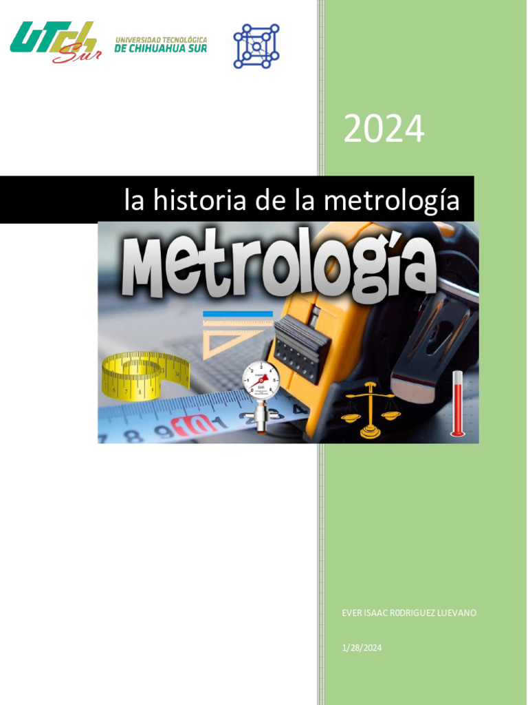 Mapa Mental La Historia de La Metrología | PDF | Metro | Science