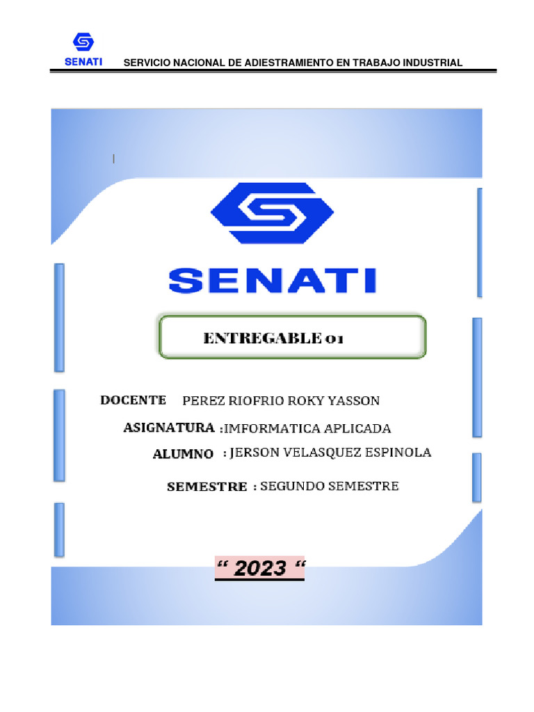 Entregable01 Imformatica | PDF | Informática