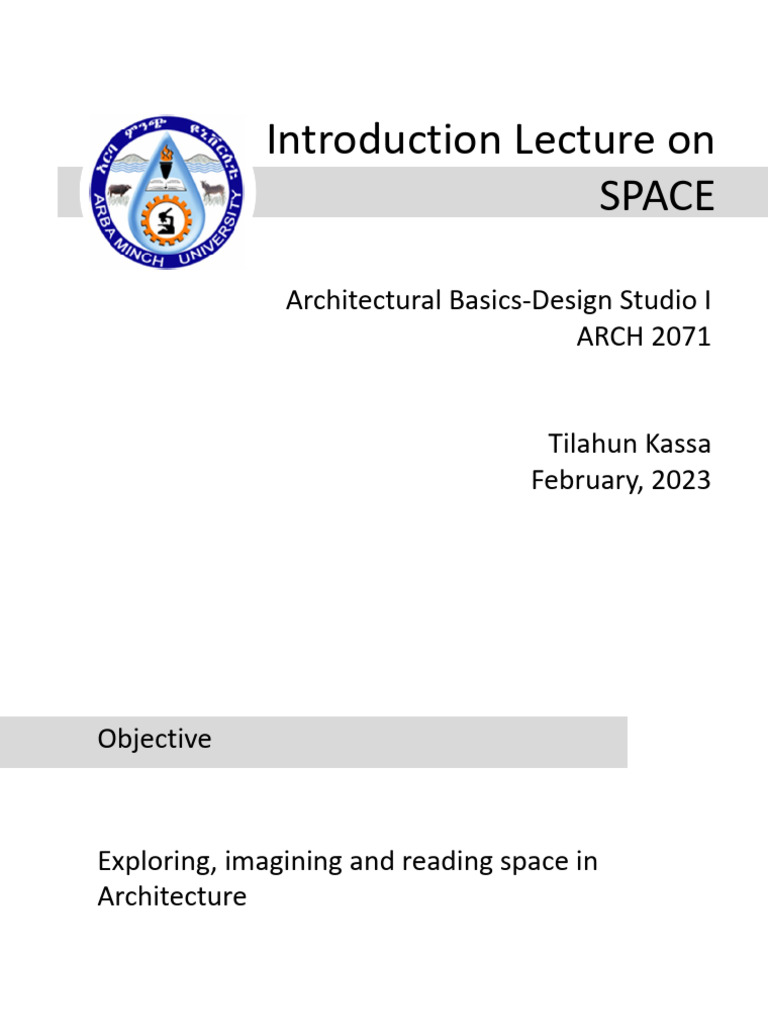 Introduction Lecture on space | PDF | Space | Length
