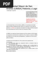 Logos de la UMSS y su uso académico | PDF