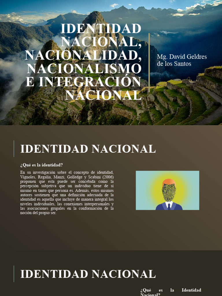 Nacionalismo, Nacionalidad, Identidad Nacional | PDF | Nacionalismo ...
