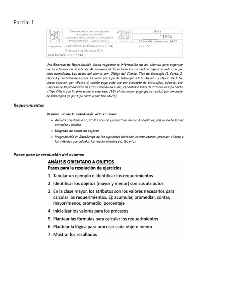 ejercicios de programacion poo en javascript | PDF | Lenguaje de programación | Programa de ...