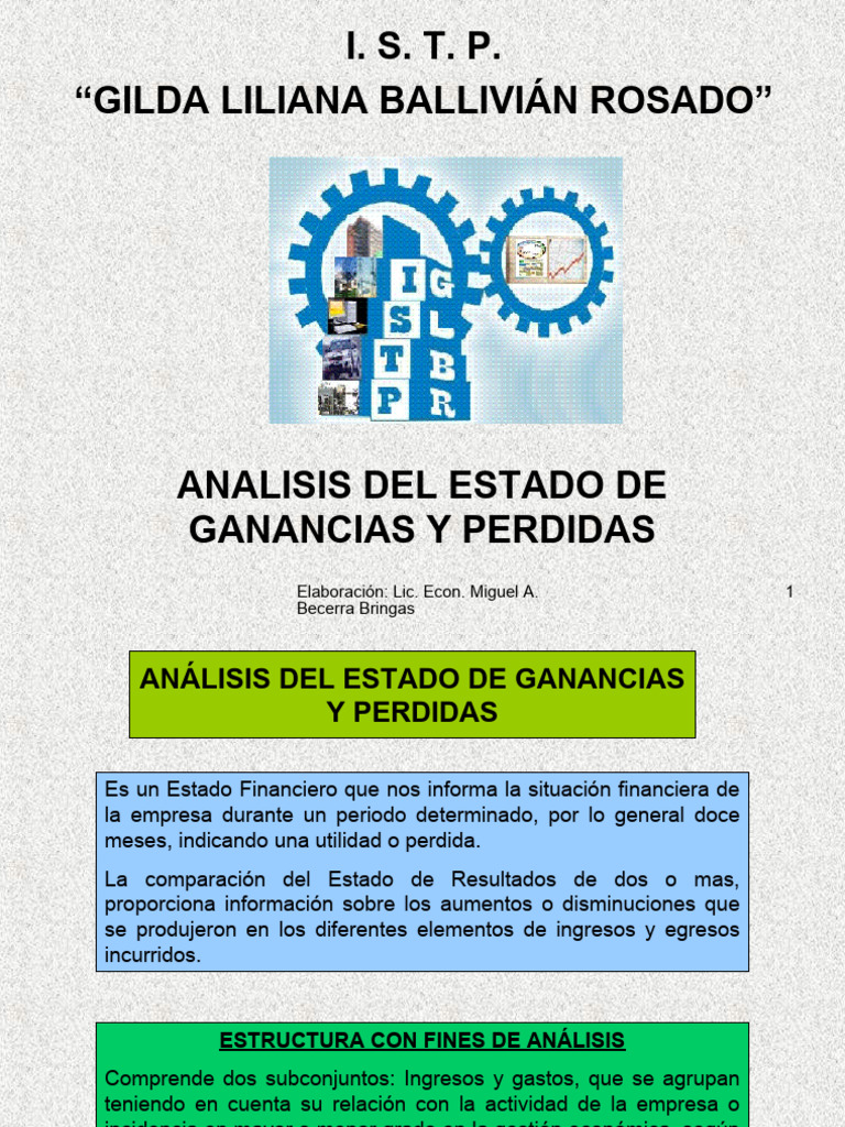 GyP (Color) | PDF | Business | Estado de resultados